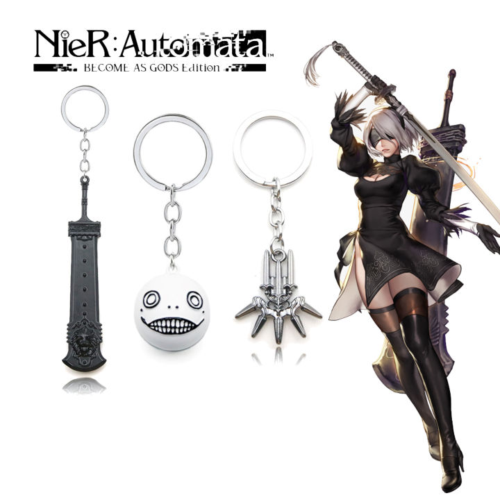 Hot Game NieR Automata YoRHa Keychains No. 2 Type B Beastlord Sword ...