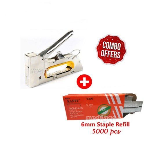 Universal Staple Gun Manual Nail Gun Heavy Duty Furniture Stapler for ...