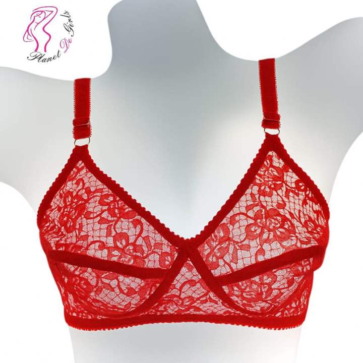 Seamless Net Bra For Women Transparent Bra , Jaali Braziers | Daraz.pk