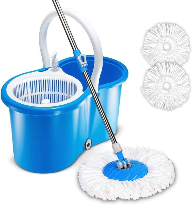 Easy Floor Clean Mop 360 Rotation Bucket Mop | Daraz.lk