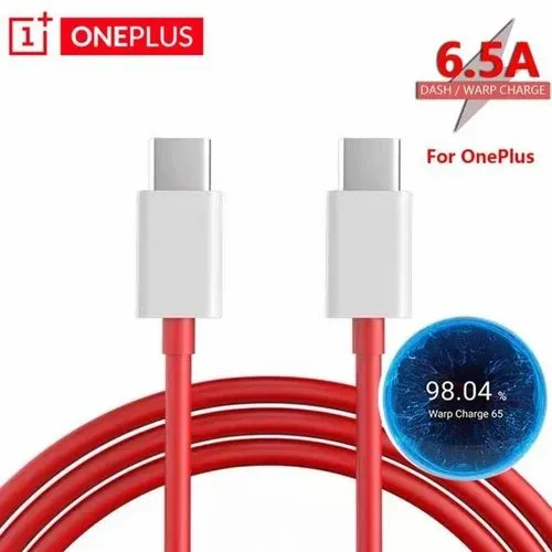 65W Oneplus Dash Warp Charge Cable, 6.5A Type-C To Usb C Pd Data Sync ...
