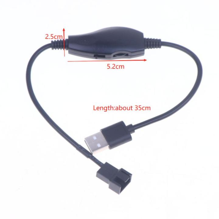 11 W (watts) USB To 4Pin PWM 5V To 12V Boost Line Fan Power Adapter ...