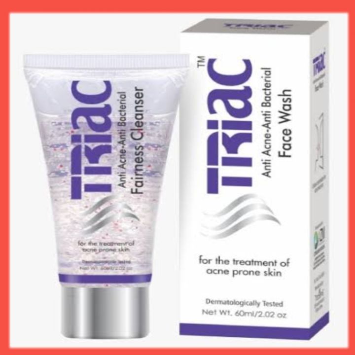 Triac Face Wash 60ml for Anti-Acne Fairness Cleanser | Daraz.pk