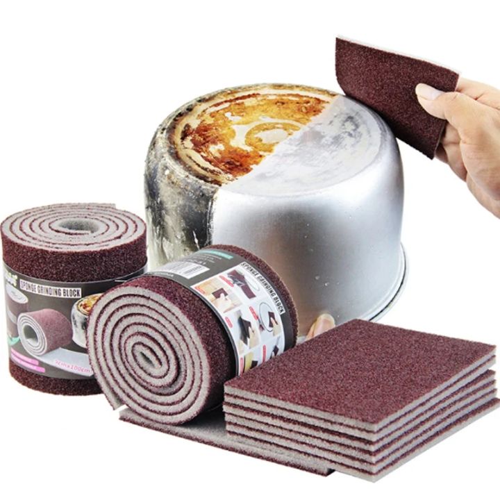 Magic Melamine Sponge Carborundum Kitchen Sponge Eraser for Pan Pot ...