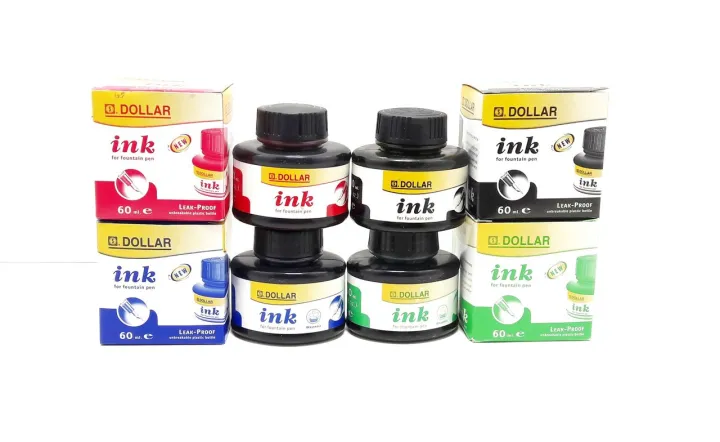 DOLLAR CALLIGRAPHY FOUNTAIN PEN INK BOTTLES- | Daraz.com.bd