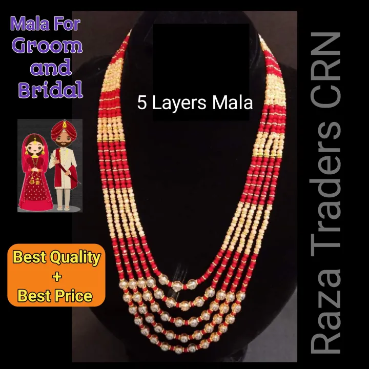 Pearl Mala for Bride and groom, wedding mala , artificial mala, best ...