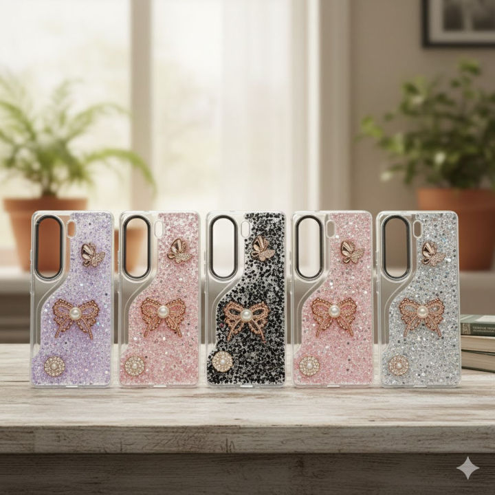 Tecno Camon 40 Pro Fancy Back Cover Still Glitter Design | Daraz.pk
