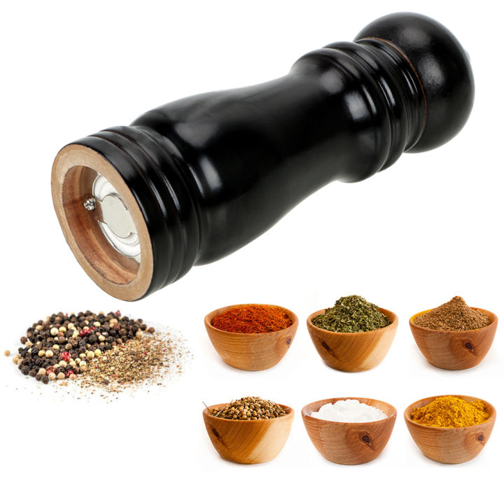 Kitchen Cooking BBQ Tools Salt and Pepper Mills Manual Control Pepper ...