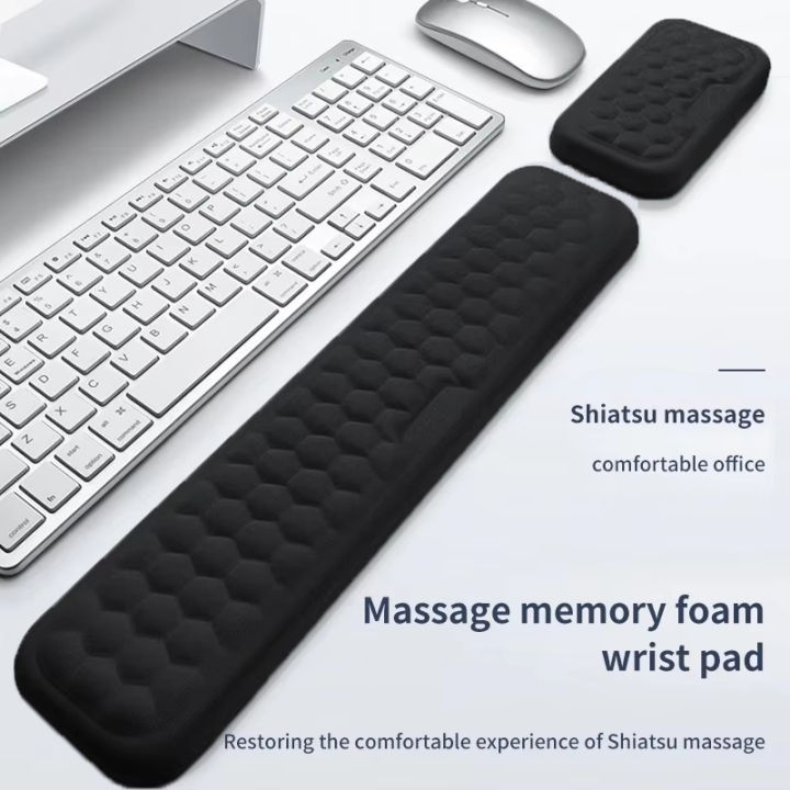 Keyboard Mouse Wrist Rest Pad Memory Foam Hand Rest Support Support ...