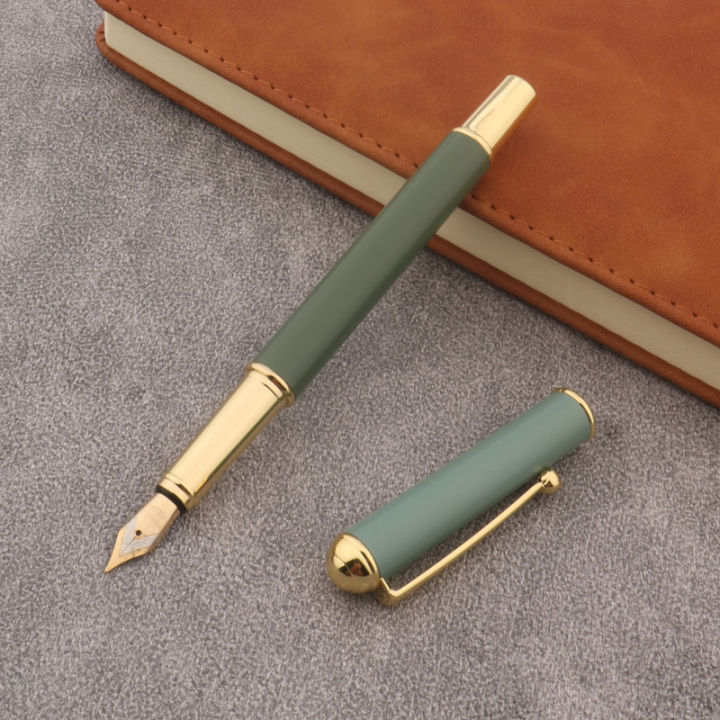 1PC metal fountain pen matte green Stationery Office School Supplies ...