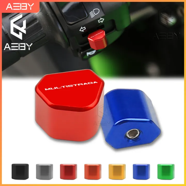 CNC Locomotive Motorcycle Turn Signal Switch Button Replace For Ducati ...