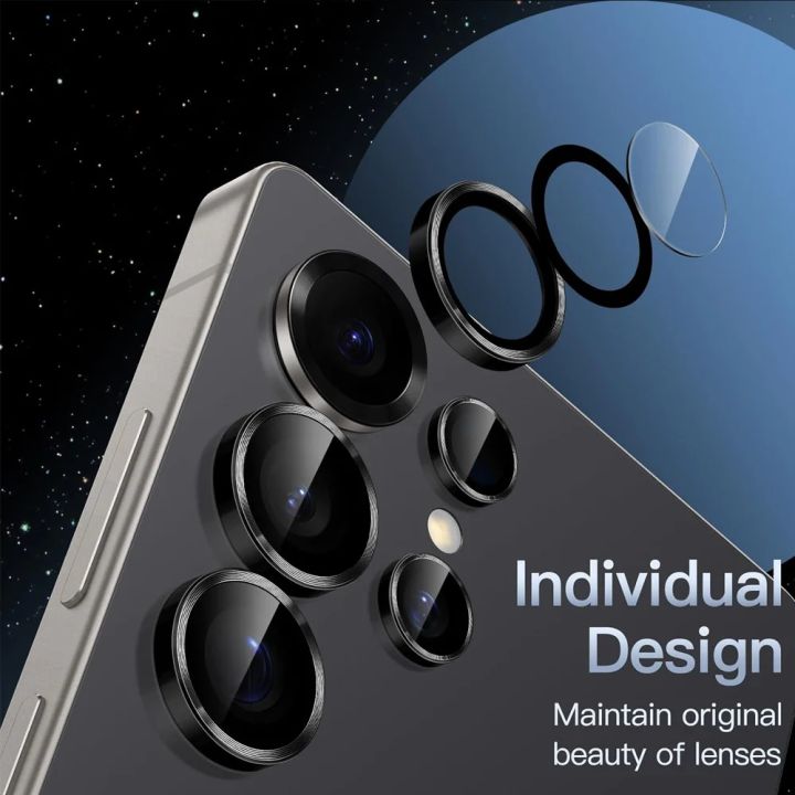 Metal Ring 9H Tempered Glass Camera For Samsung Galaxy S26 Pro S25 Edge ...