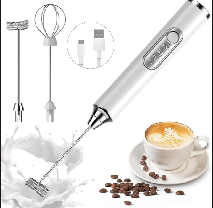 2-in-1 Rechargeable Coffee Beater – Electric Coffee Frother & Egg ...