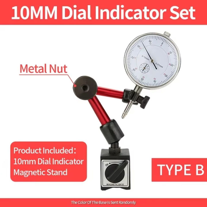 Dial Indicator Magnetic Holder Dial Bore Gauge Magnetic Stand Base ...