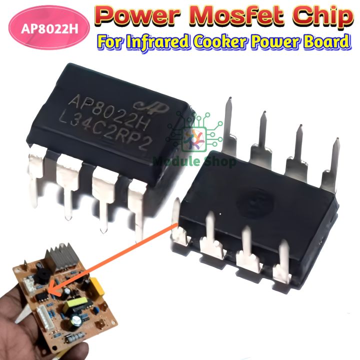 AP8022H PWM Power Mosfet Direct Plug DIP-8 Switching Power Management ...
