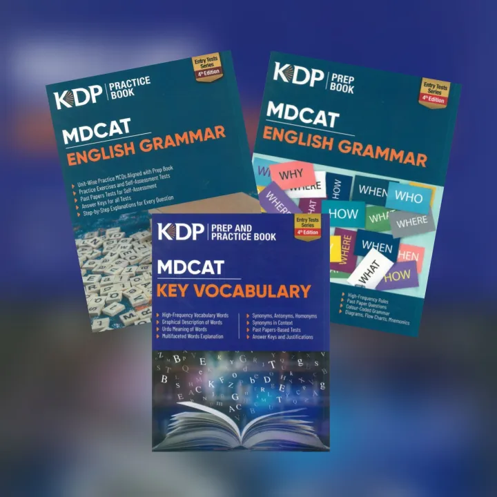 Set of 3 Kips Entry Test Series MDCAT KDP 4th Edition 2026 books: Kips ...