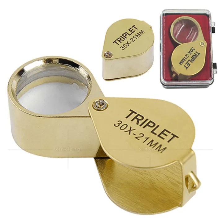 Metal Jewelry Magnifying Glass Jewelers Eye Tool Jewellery Folding ...