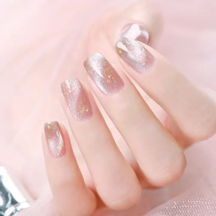 WA539 brown 12ml No-bake Cat's Eye Water-based Nail Polish, Oderless ...