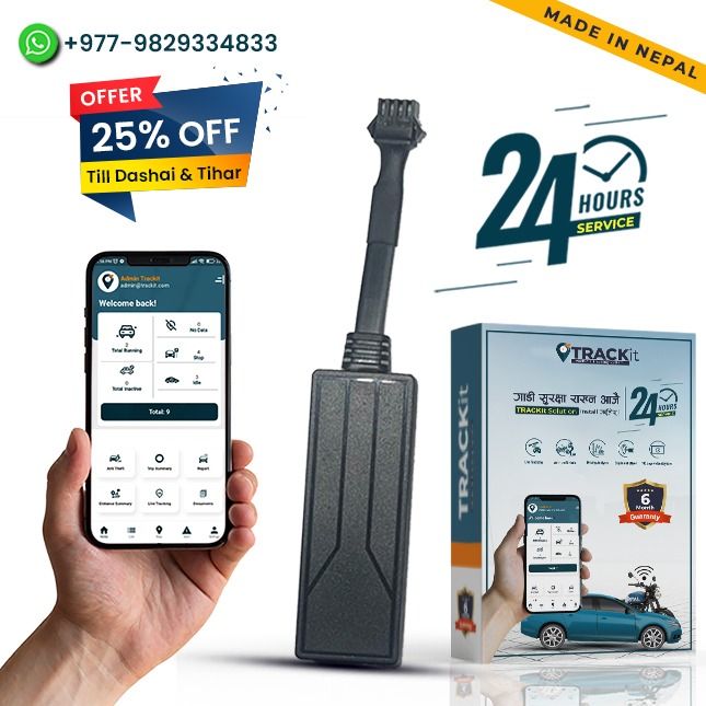 Trackit GPS Tracker| Vehicle tracking system | Daraz.com.np