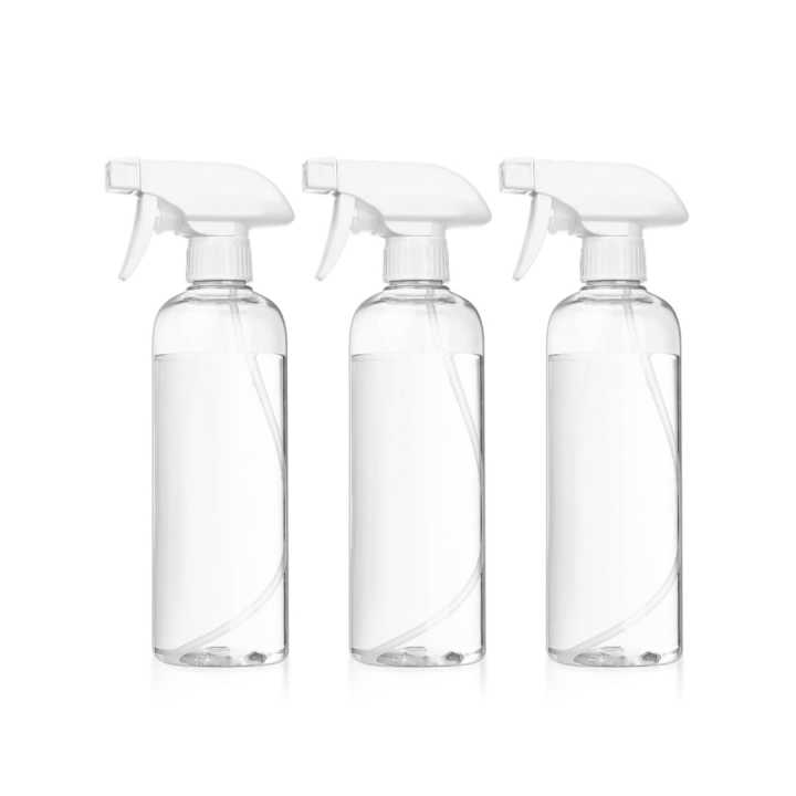 500ml Transparent Spray Bottle | Fine Mist Trigger Sprayer for Salon ...