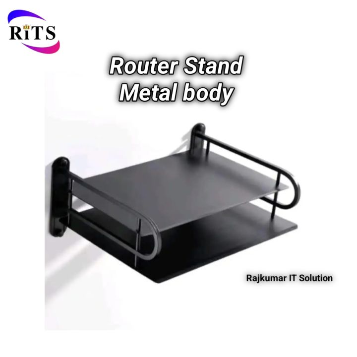 Wall mounted WiFi Router Stand - Metal body | Daraz.com.bd
