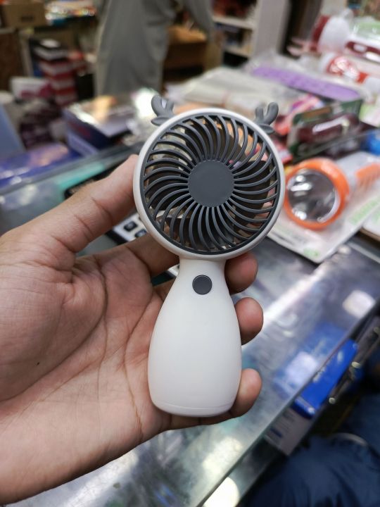 MINI RECHARGEABLE FAN | Daraz.pk