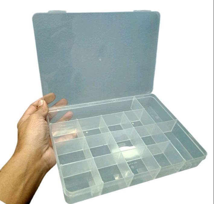 Multi Purpose storage box plastic divided box (15 compartments) for ...