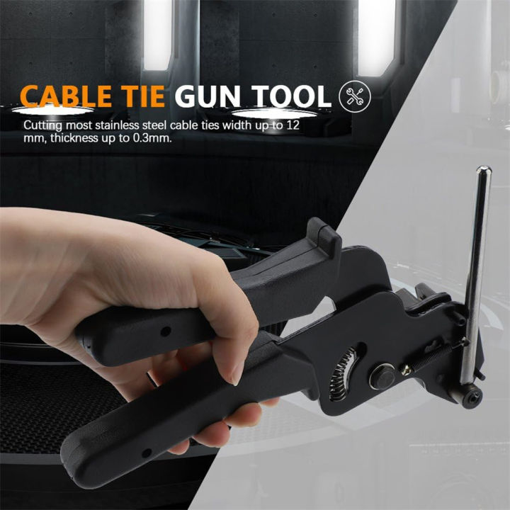 Cable Tie Tool, 65 Manganese Steel Stainless Steel Fastening Cable Tie ...