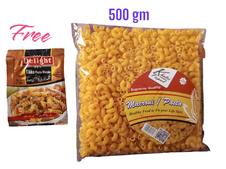 Elbow Macaroni 500gm with free Tikka pasta Masala | Daraz.pk