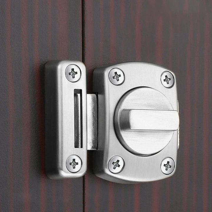 1pc Home Security Latch Rotate Bolt Latch Gate Latches Door Slide Lock ...