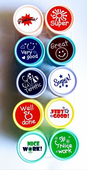 Appreciation stamps for kids pack of 10 stamp | Daraz.pk