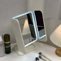 Makeup Mirror with light 48 LED lights, 1X/5X/10X Magnifying Tri-fold ...