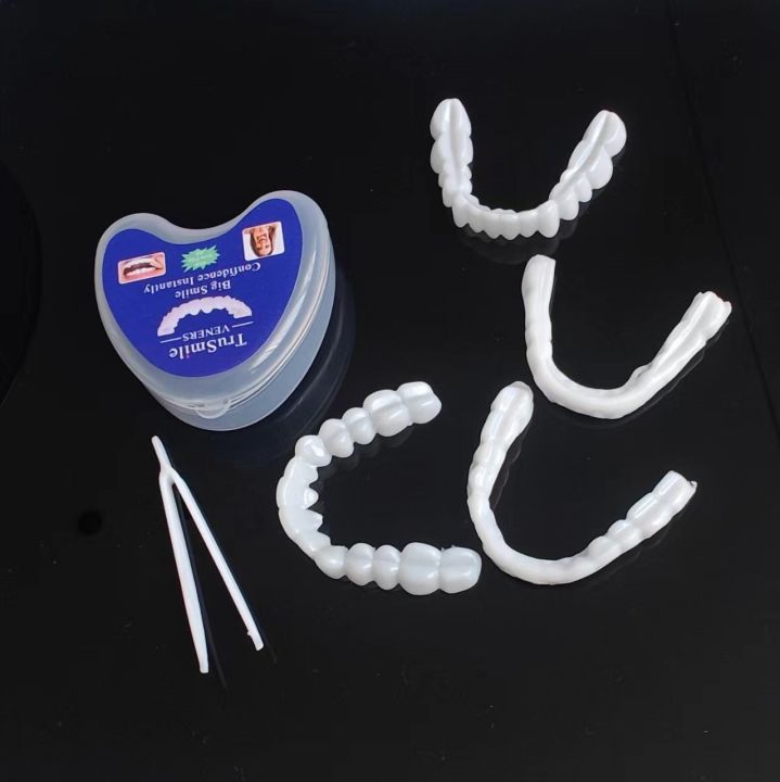 Teeth Veneers Brightening Dentures Temporary False Teeth Cover Instant ...