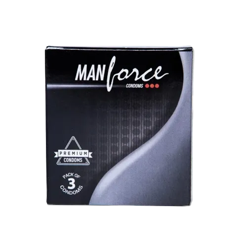 Manforce Premium Plain Condom 3pcs Pack | Made in India | Daraz.com.bd