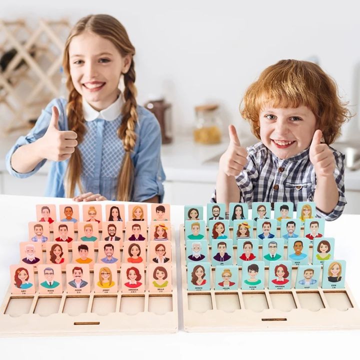 Guess Who Is It Classic Board Game Funny Family Games Kids Children Toy ...