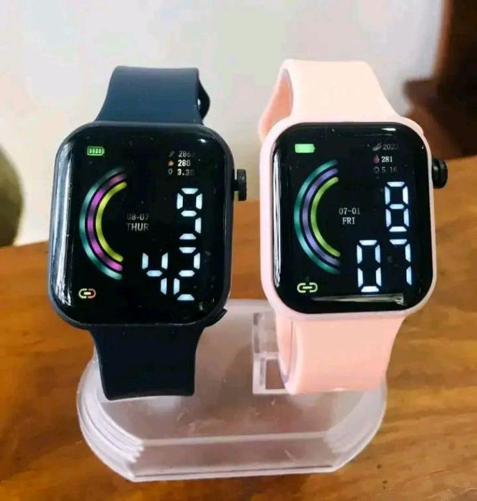 smart watch LED rainbow colour stylish unisex | Daraz.lk