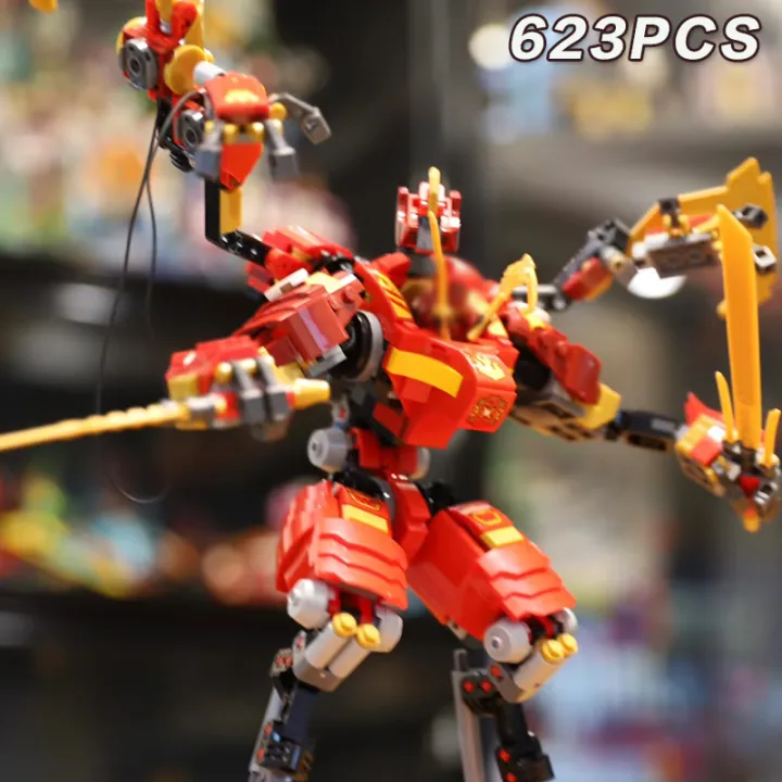 In stock 623PCS Building Blocks Kais Climbing Mech Robot Anime Model ...