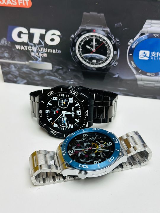 Laxas Fit GT6 Smartwatch Round Dial NFC Supported Bluetooth Smartwatch ...