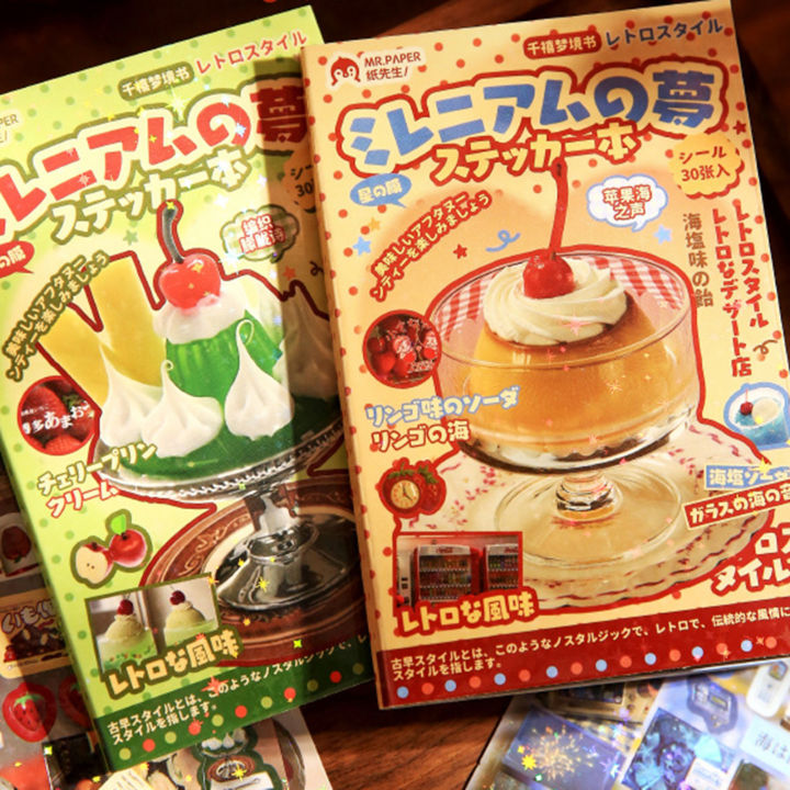 Stickers Book Kawaii Japanese Style Glitter Film Die-cutting Sticker ...