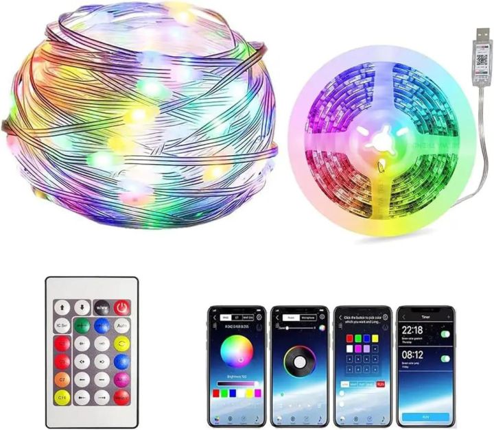 Sync To Music 10 Meter Fairy String Rope Light | Daraz.com.np