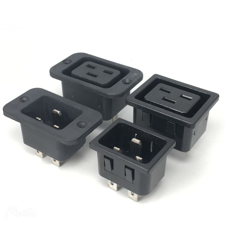Bolantedz 1PC IEC320 C19 C20 Mains AC Female Male Power Cord Inlet Jack ...