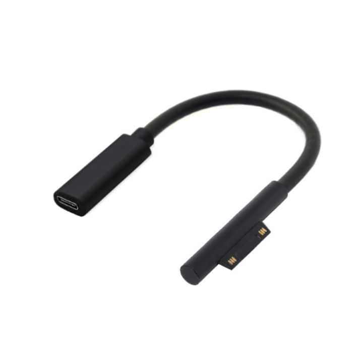 15V 3A Surface Connect to Type C PD Fast Charging Cable, Compatible for Microsoft Surface Pro 8 ...