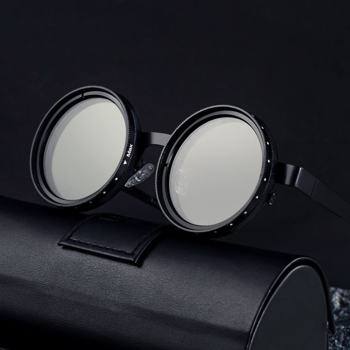 ND2-400 9 Level Adjustable Dimming Polarized Sunglasses Men Women ...