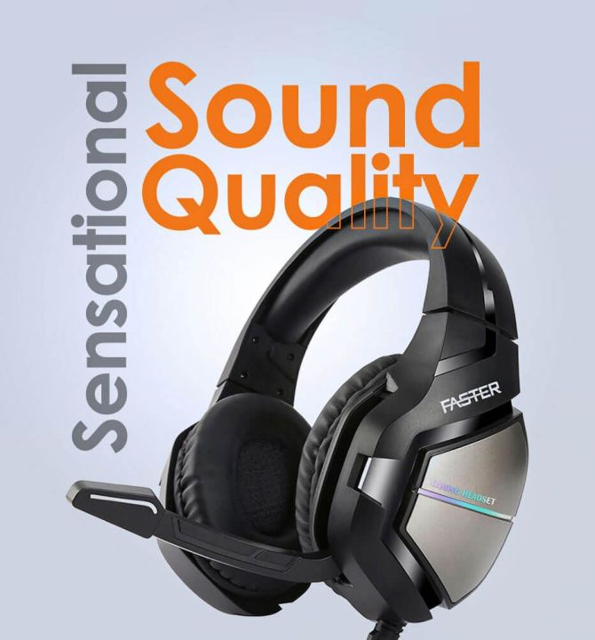 Faster Blubolt BG-200 Surrounding Sound Gaming Headset with Noise ...