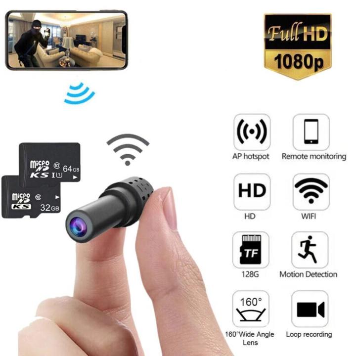 1080P HD Mini IP Camera Wireless Smart Home Security Night Magnetic ...
