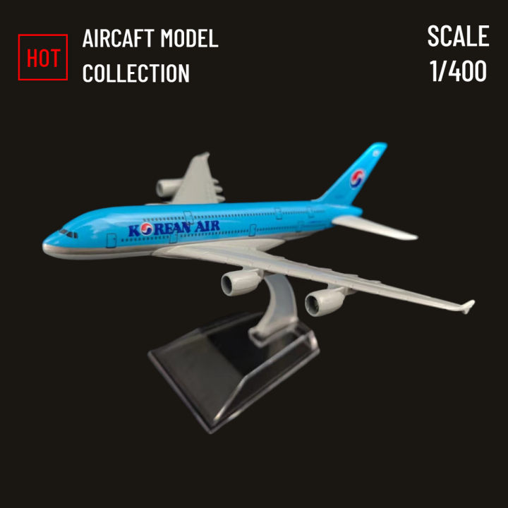 Scale 1:400 Metal Plane Model, Korea AIR Flights Boeing Airplane Alloy ...