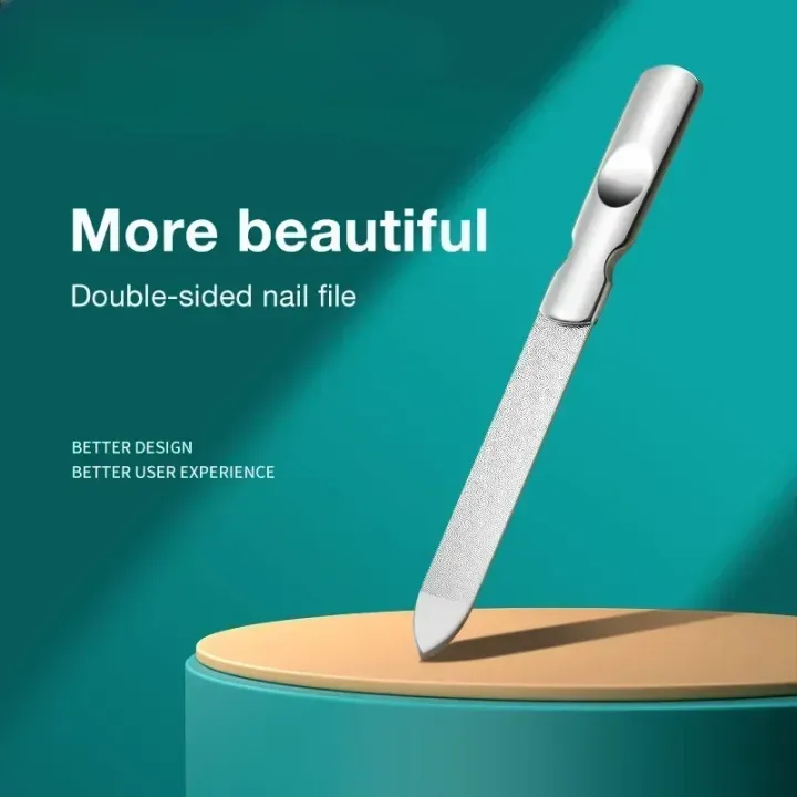MR.GREEN Double Sided Nail Files Stainless Steel Manicure Pedicure ...