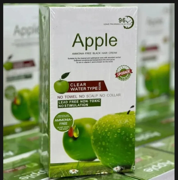 Apple Hair Color 96 Natural Black And Dark Brown Ammonnia Free For Man ...