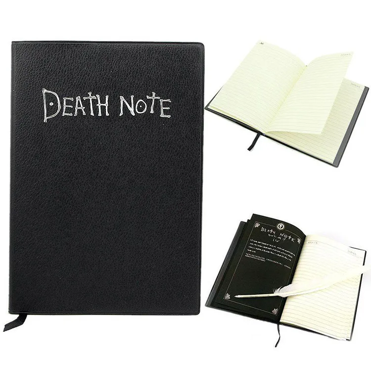 A5 Anime Death Note Notebook Set Leather Journal Collectable Death Note ...