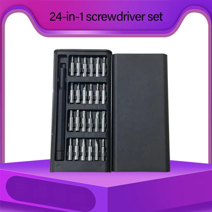 24PCS Precision Screwdriver Bit Set - Remove mobile phone computer ...